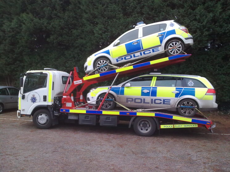Isuzu Twin Deck Police Fleet Transporter - OU59AED | Police Cars ...