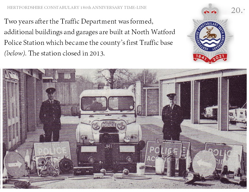 180th Anniversary 20 | 180th Anniversary of Hertfordshire Constabulary ...