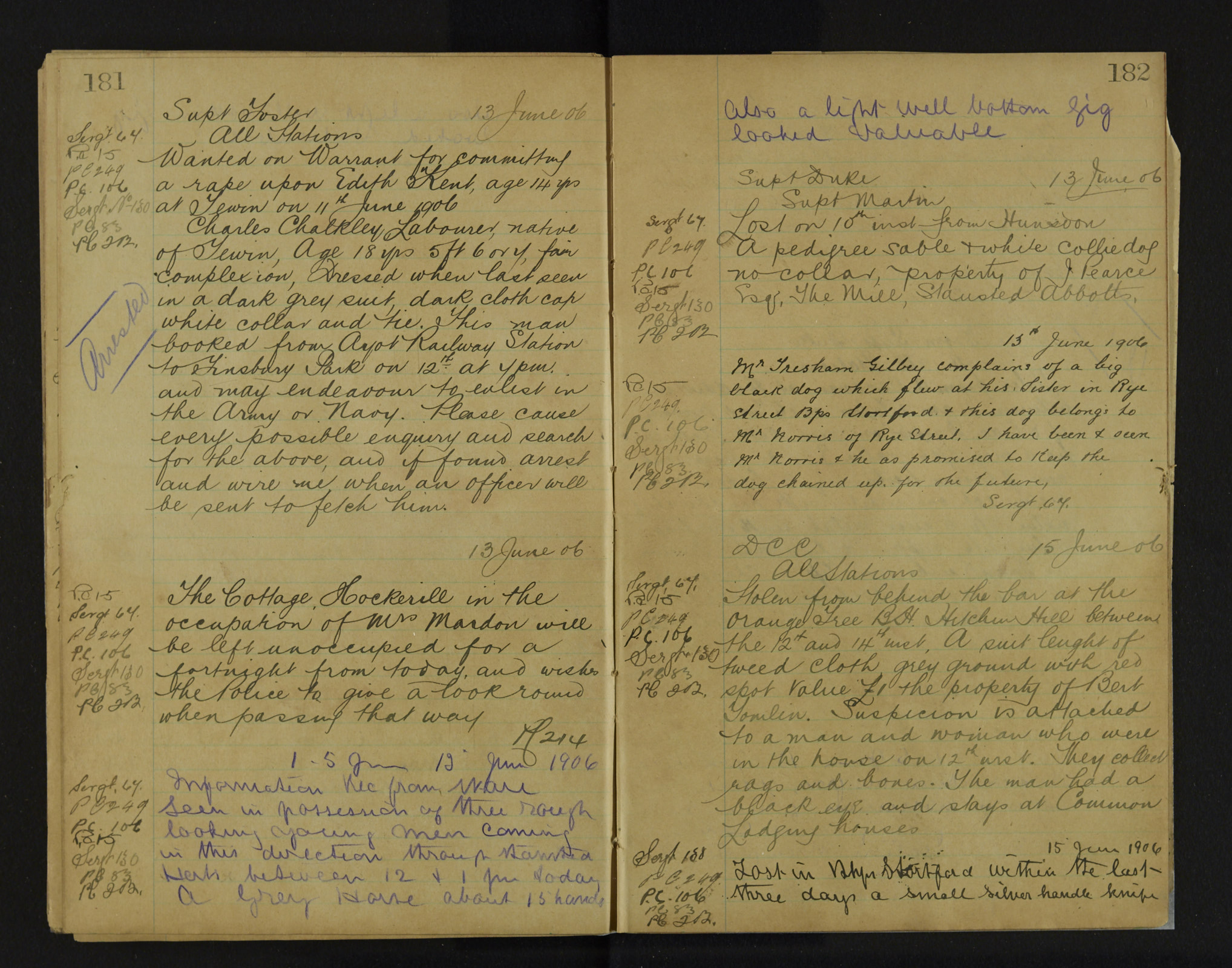 Pages 181-182 - Herts Past Policing